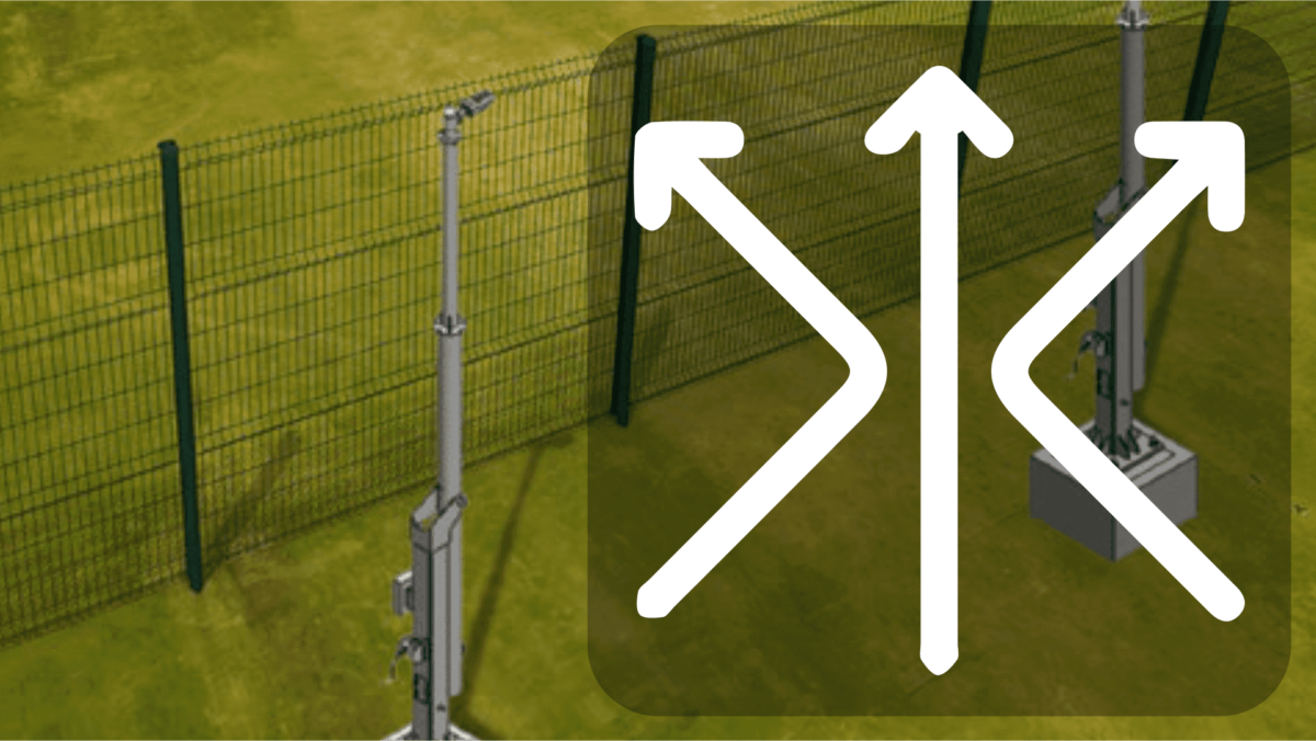 Security Camera Poles for Surveillance in Dubai, UAE | Aravali Fence